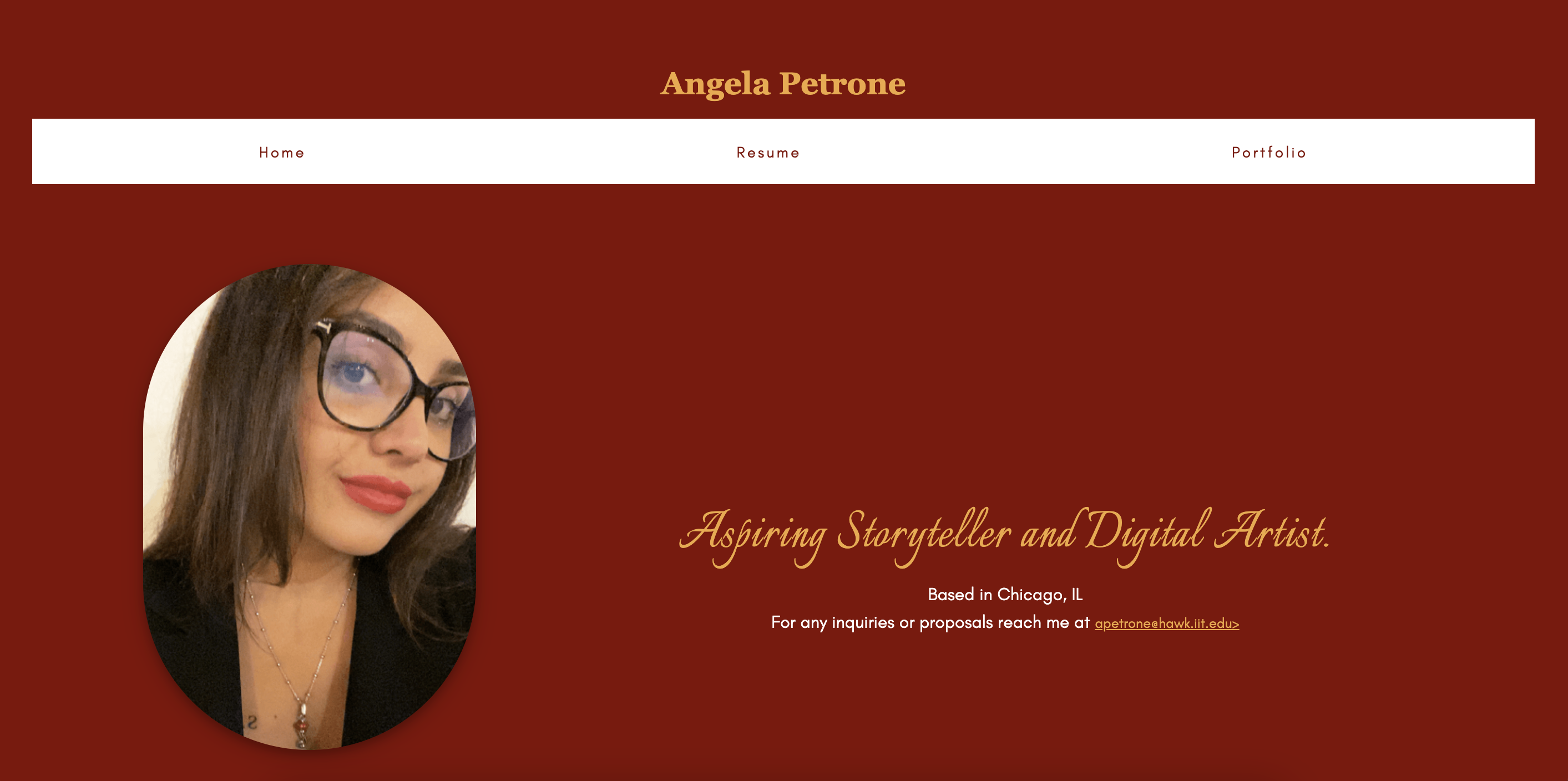 Home: Angela Petrone